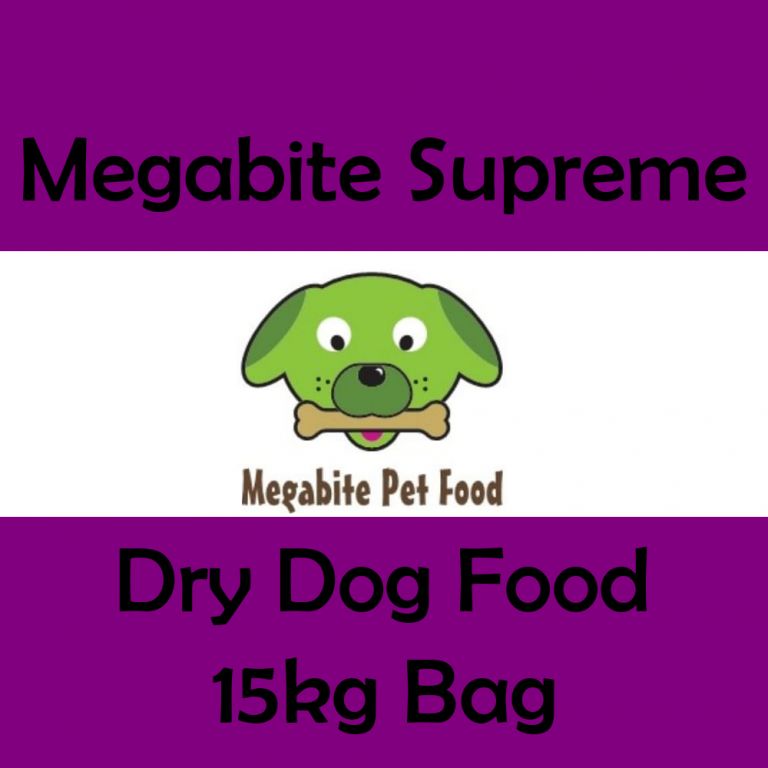 Megabite Supreme Dry Dog Food 15kg Bag - Megabite Pet Food